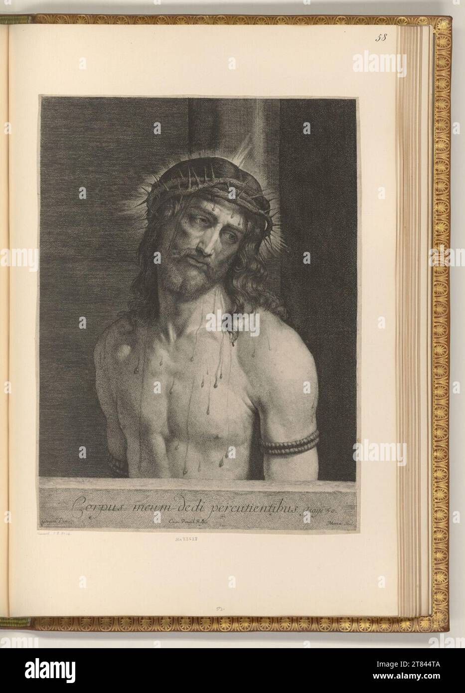 Jean Morin (Engraver) Pain man. etching 1625-1650 , 1625/1650 Stock ...