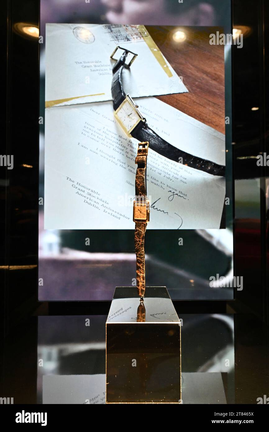 Photo by: NDZ/STAR MAX/IPx 2023 11/17/23 A wristwatch owned by John F ...