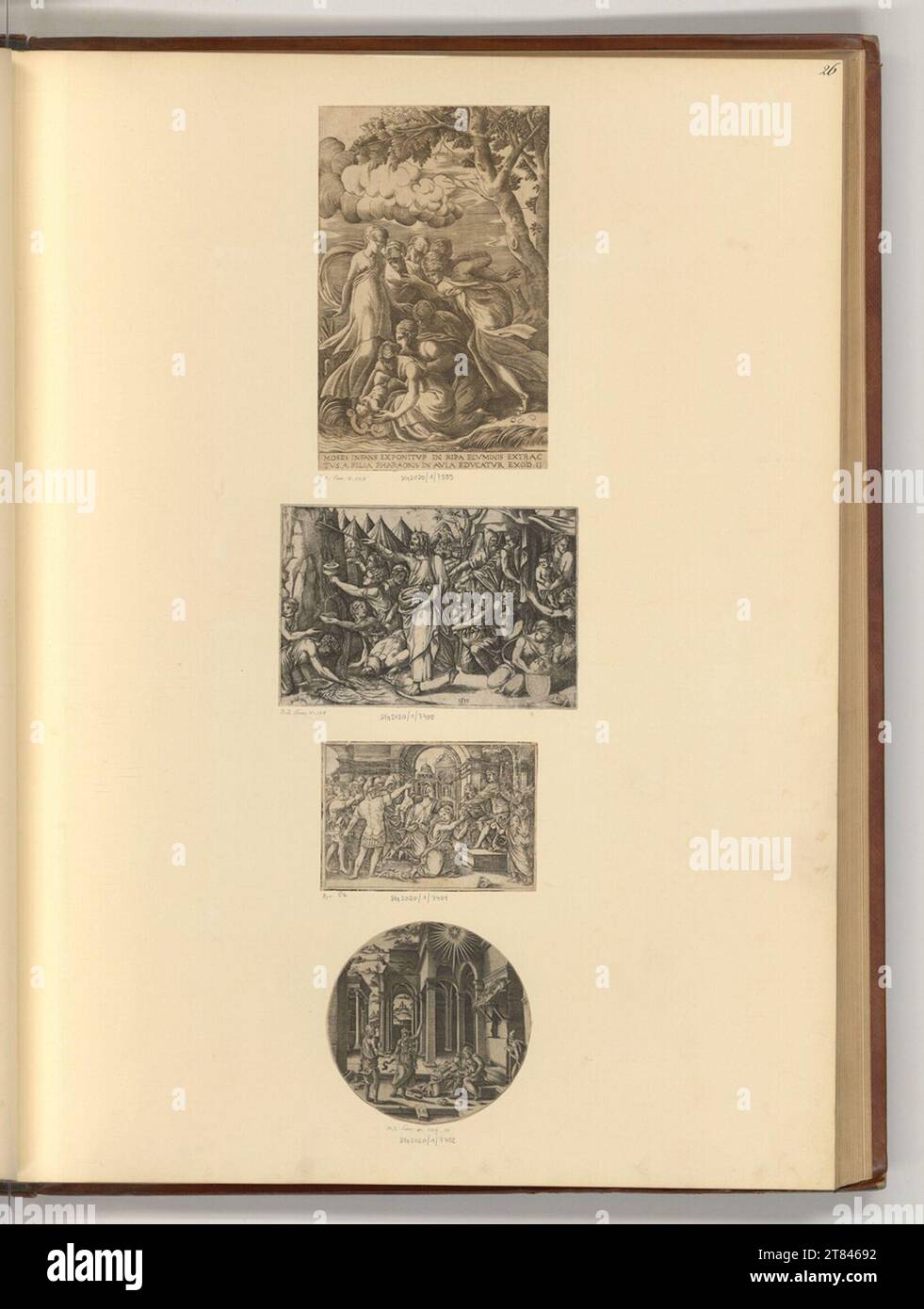 Georges Reverdy (Engraver) Various biblical scenes. Copper engraving ...