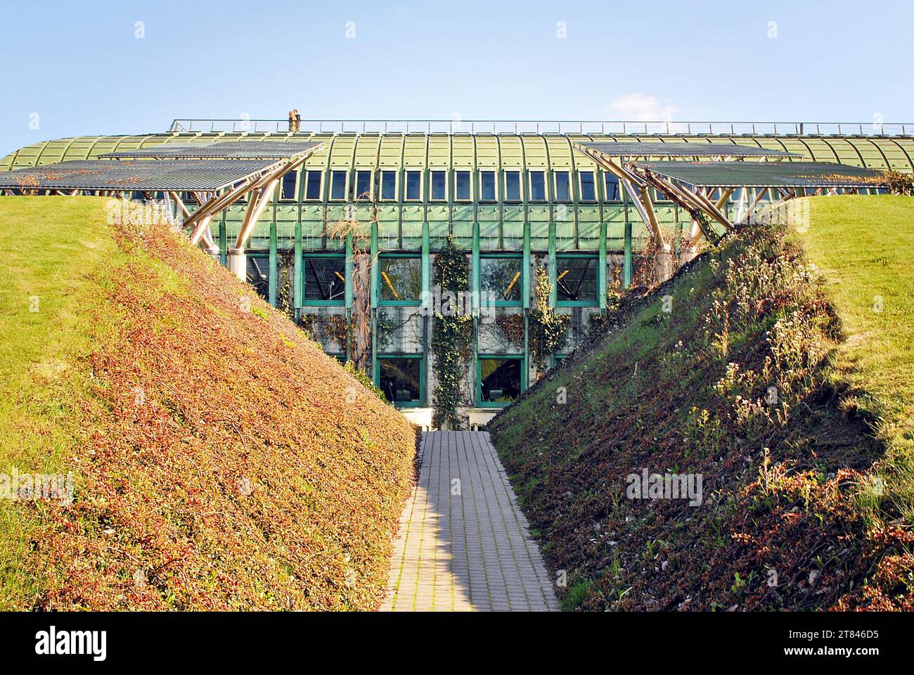 Warsaw,Poland. 20 April 2017. Ecological modern building . The building ...