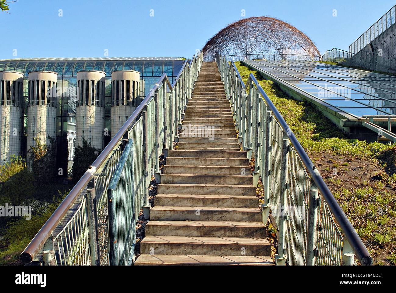 Warsaw,Poland. 20 April 2017. Ecological modern building . The building ...