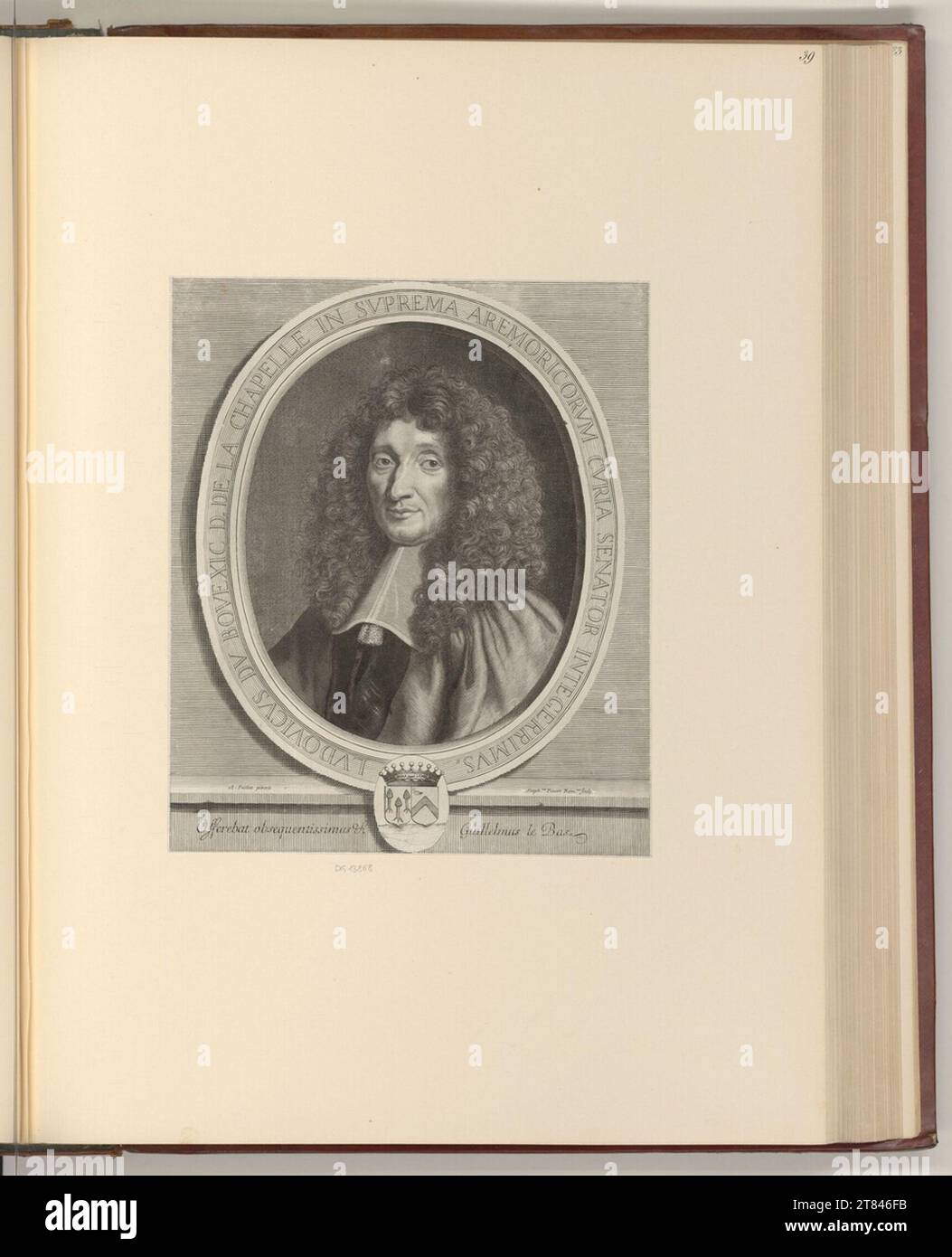 Stephanus Picart (Engraver) Porträt Louis de Bouxic de la Chapelle ...
