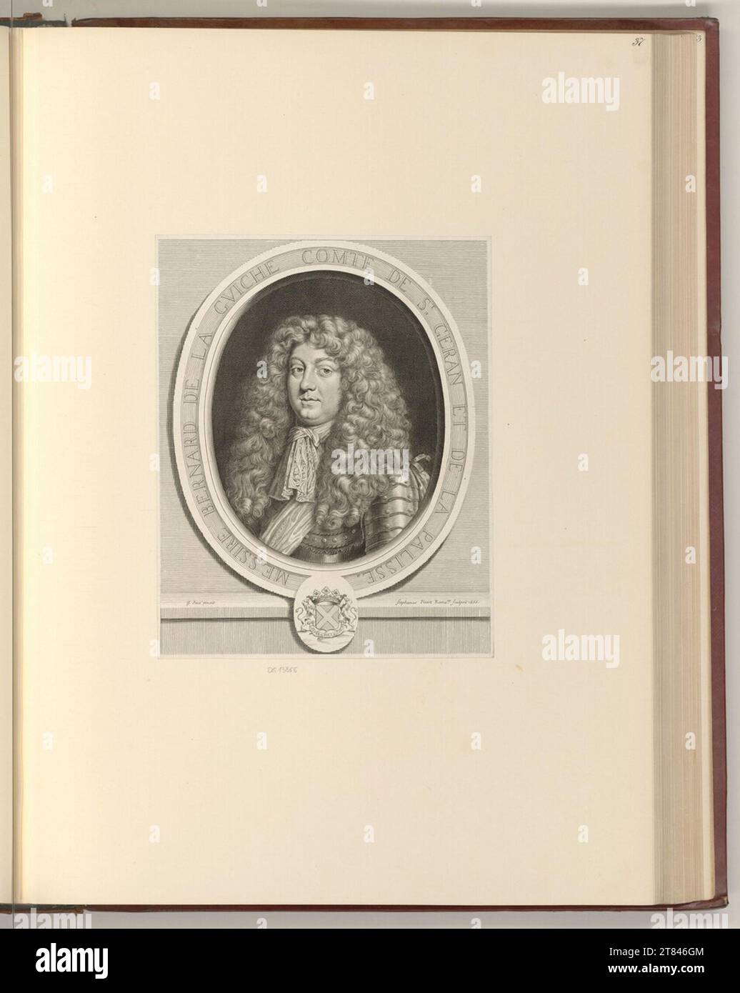 Stephanus Picart (Engraver) Porträt Bernard de la Guiche. Copper ...