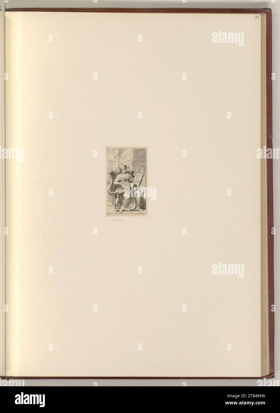 Stephanus Picart (Engraver) Allegory (title page). Copper engraving ...