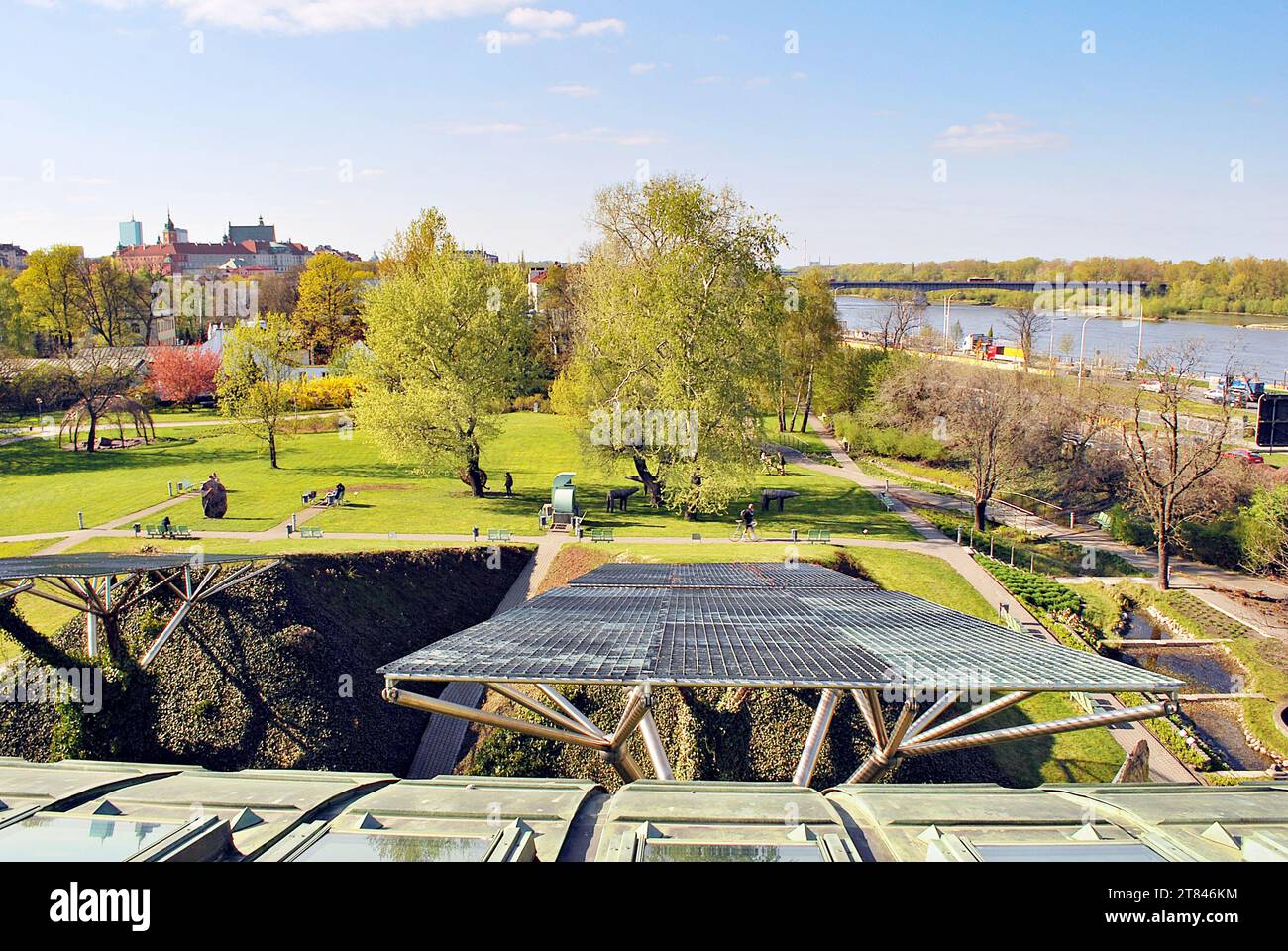 Warsaw,Poland. 20 April 2017. Ecological modern building . The building ...