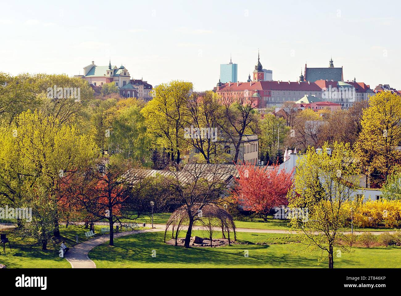 Warsaw,Poland. 20 April 2017. Ecological modern building . The building ...