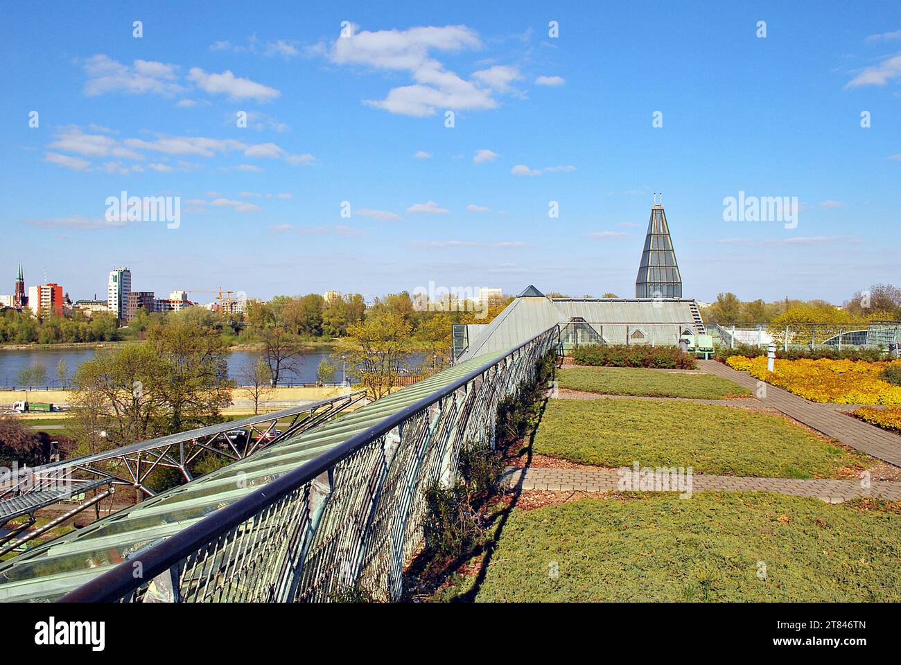 Warsaw,Poland. 20 April 2017. Ecological modern building . The building ...