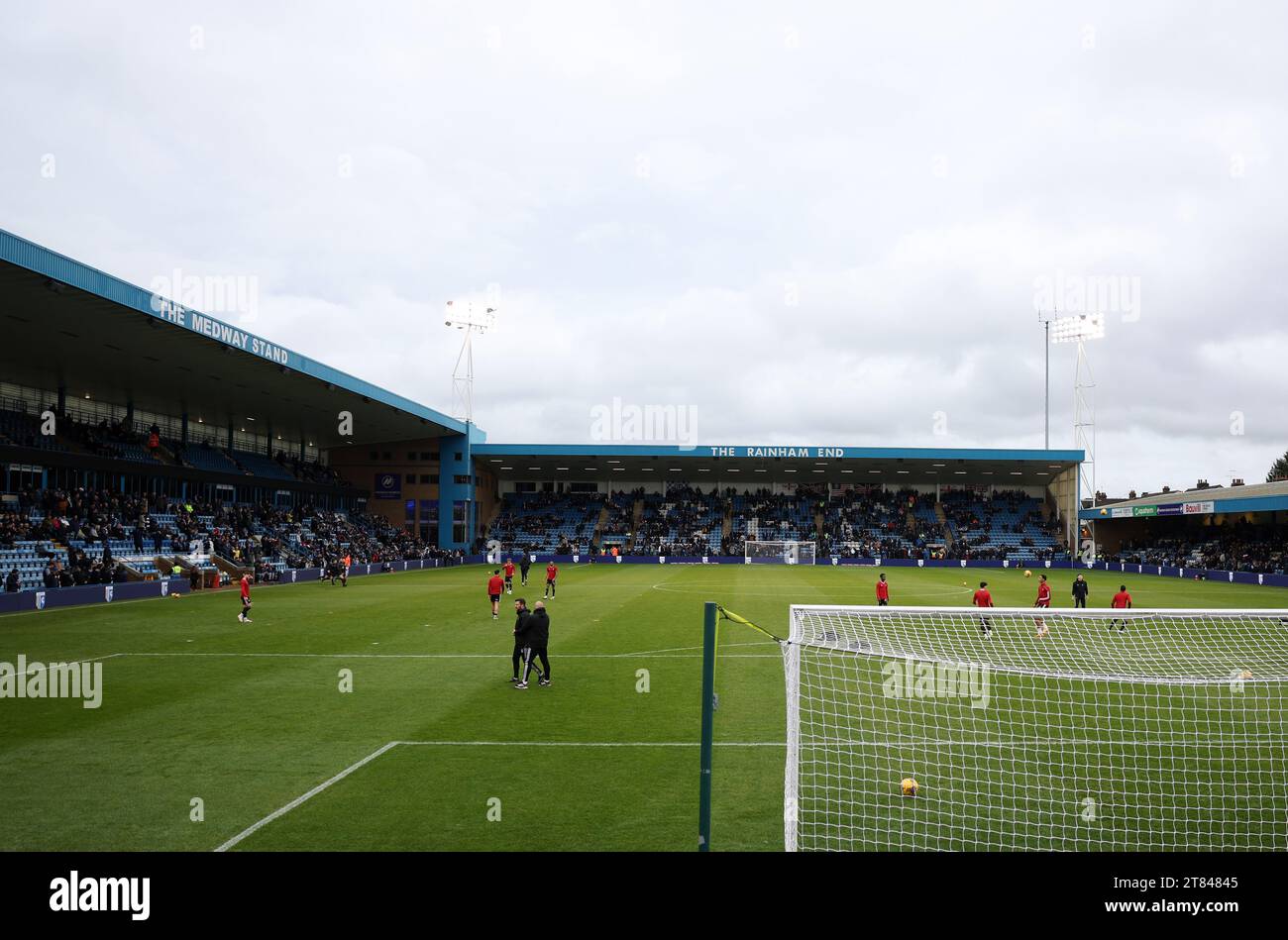 A general view of Priestfield Stadium before the Sky Bet League Two ...