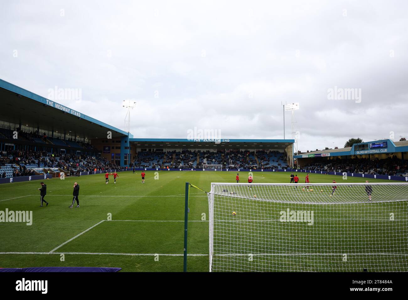 A general view of Priestfield Stadium before the Sky Bet League Two ...