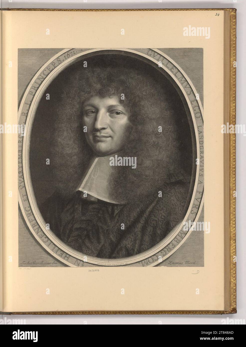 Robert Nanteuil (Ausführende r Künstler in) Portrait Wilhelm Egon von ...