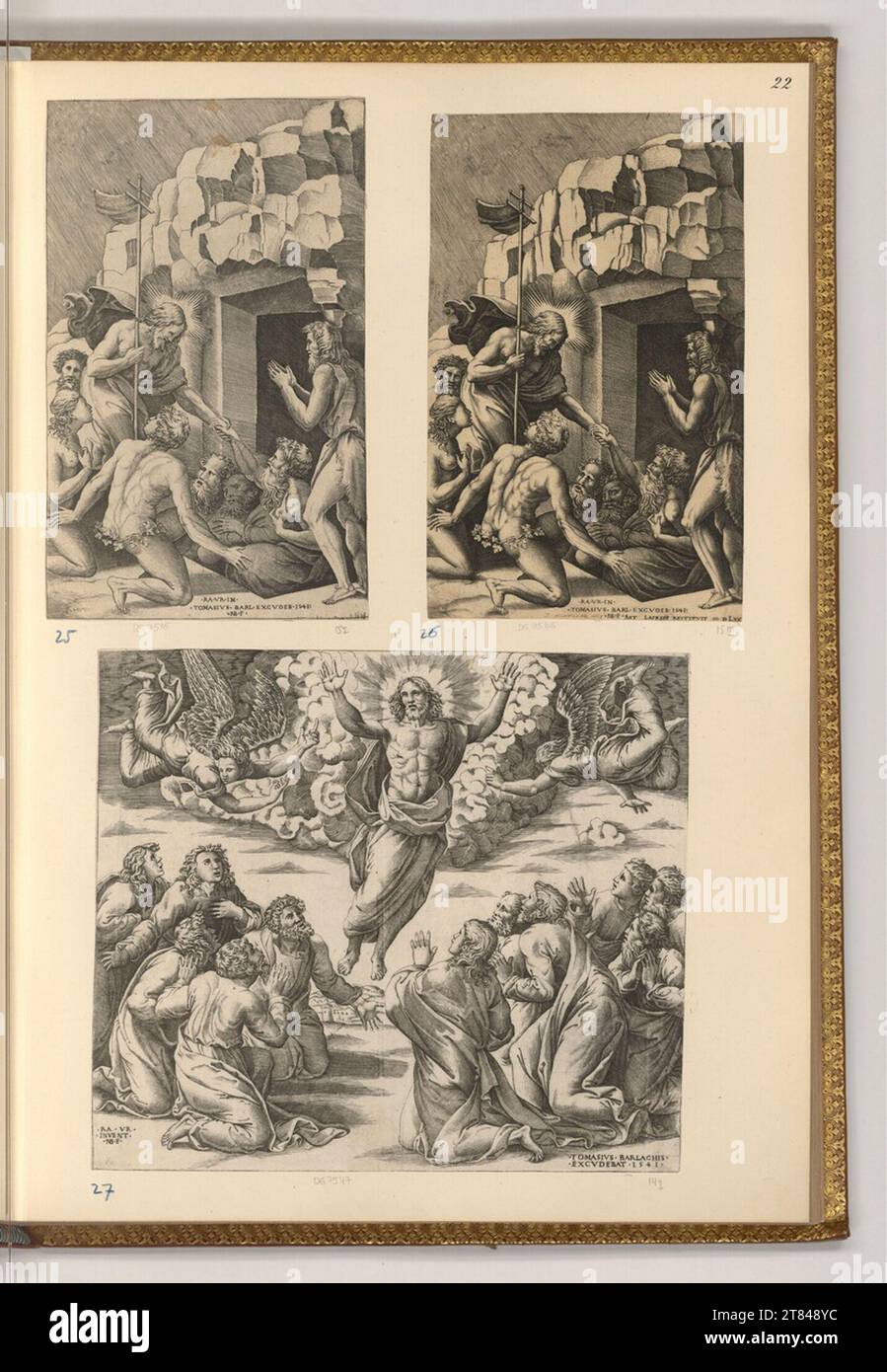 Nicolas Beatrizet (Engraver) The descent of Christ into the underworld ...