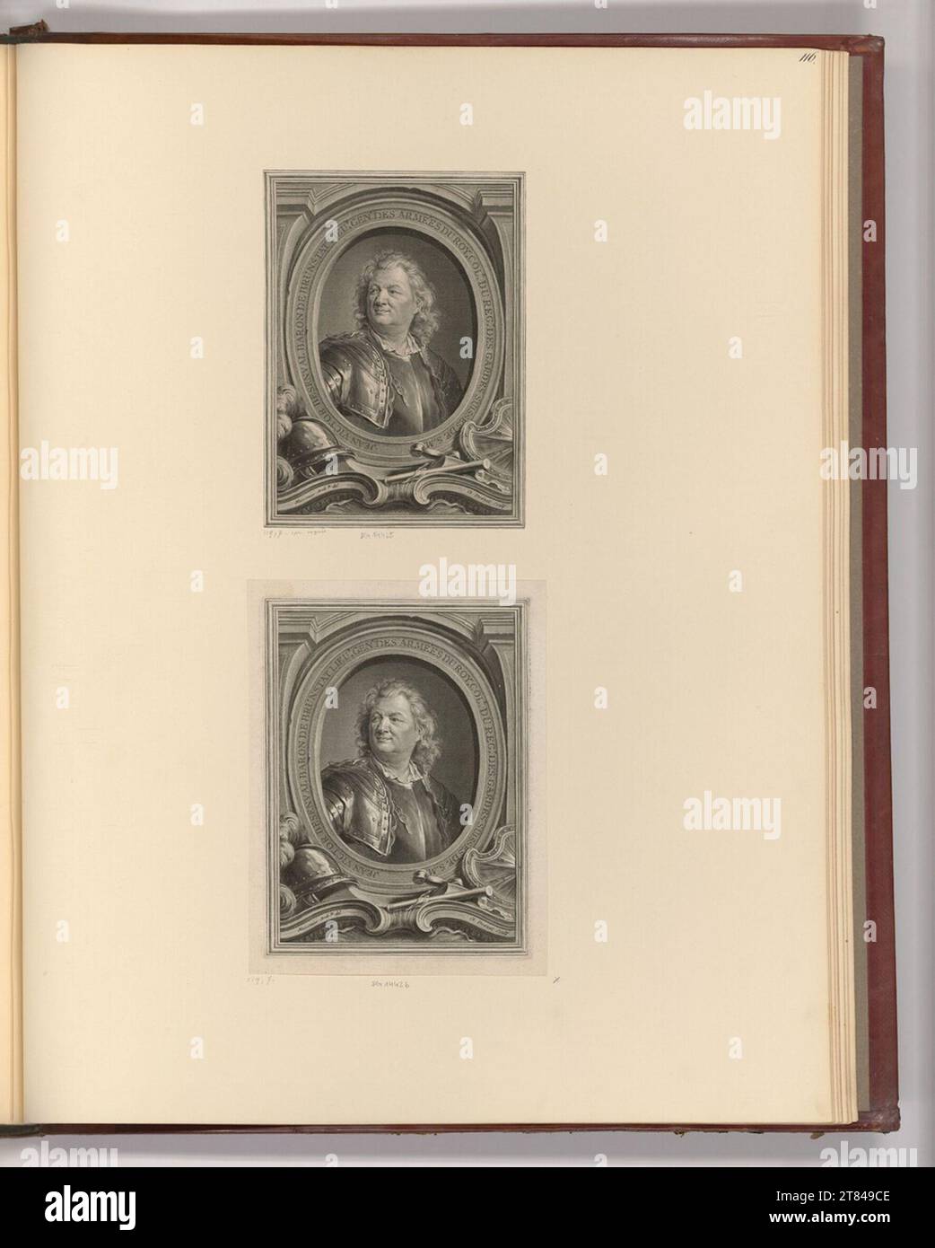 Claude Drevet (Engraver) Porterly Jean Victor the broadval. 1715-1781 ...