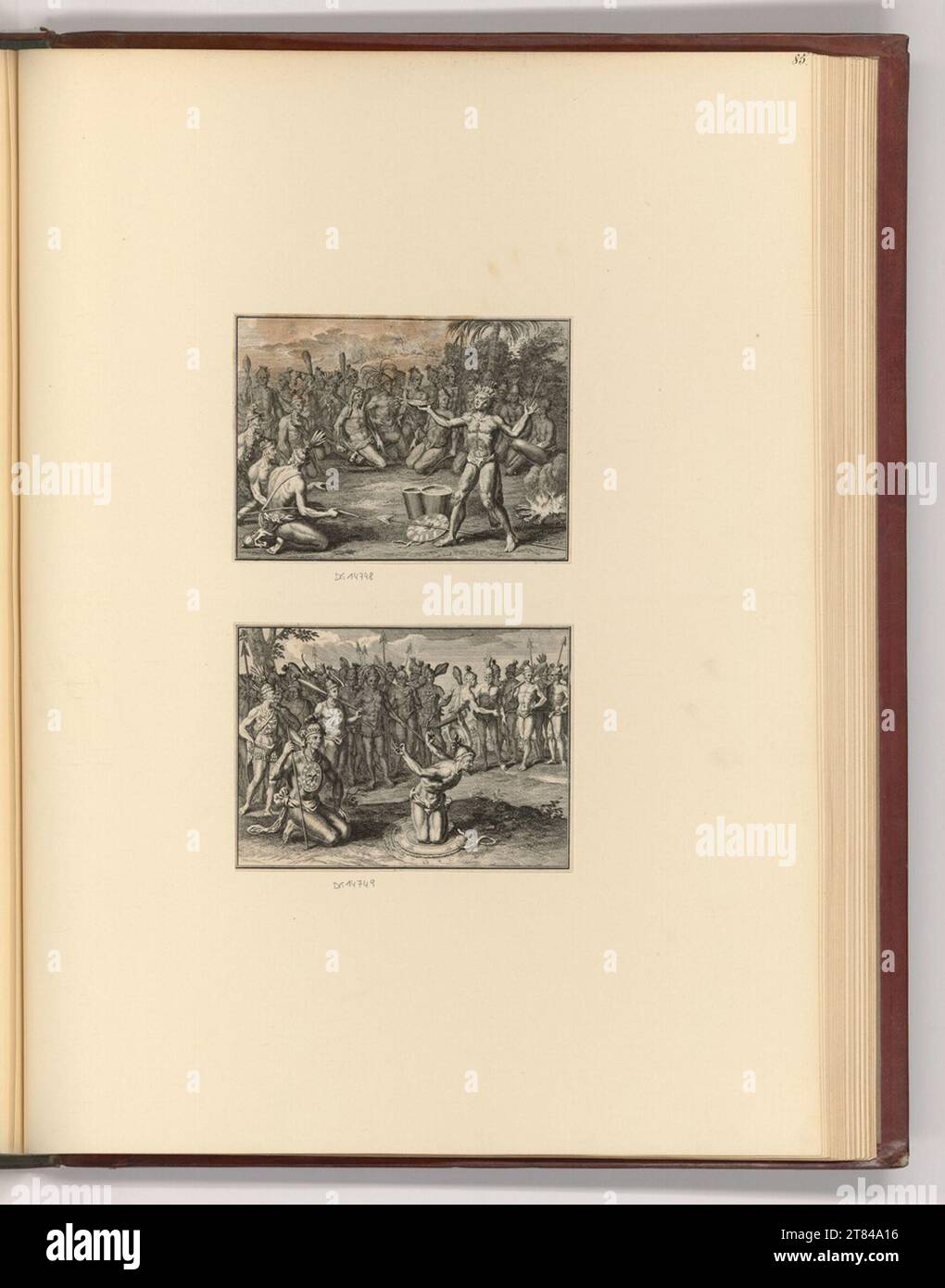 Bernard Picart Ritual of indigenous peoples. Copper engraving, etching ...