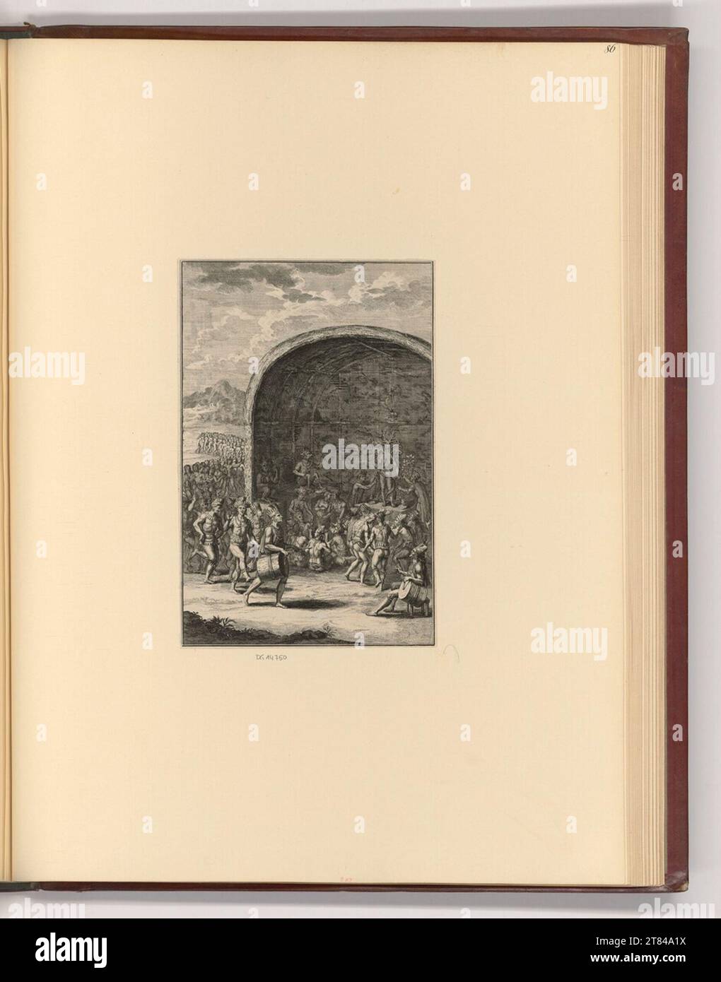 Bernard Picart Ritual of an indigenous tribe. Copper engraving, etching ...