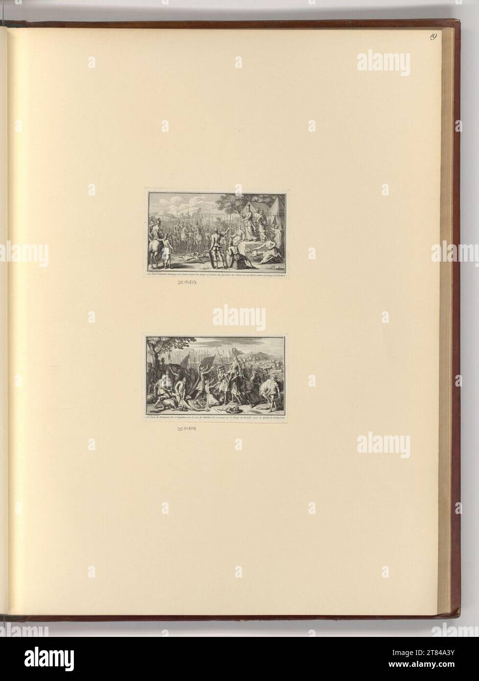 Bernard Picart Boudicca with army; Henry VII wins in the battle of ...