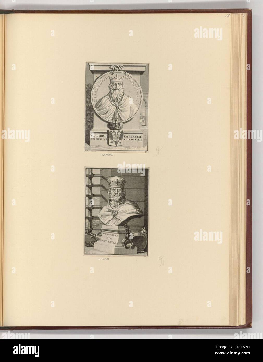 Bernard Picart Medal with Emperor Sigismund; Bust of the Wenzel of ...