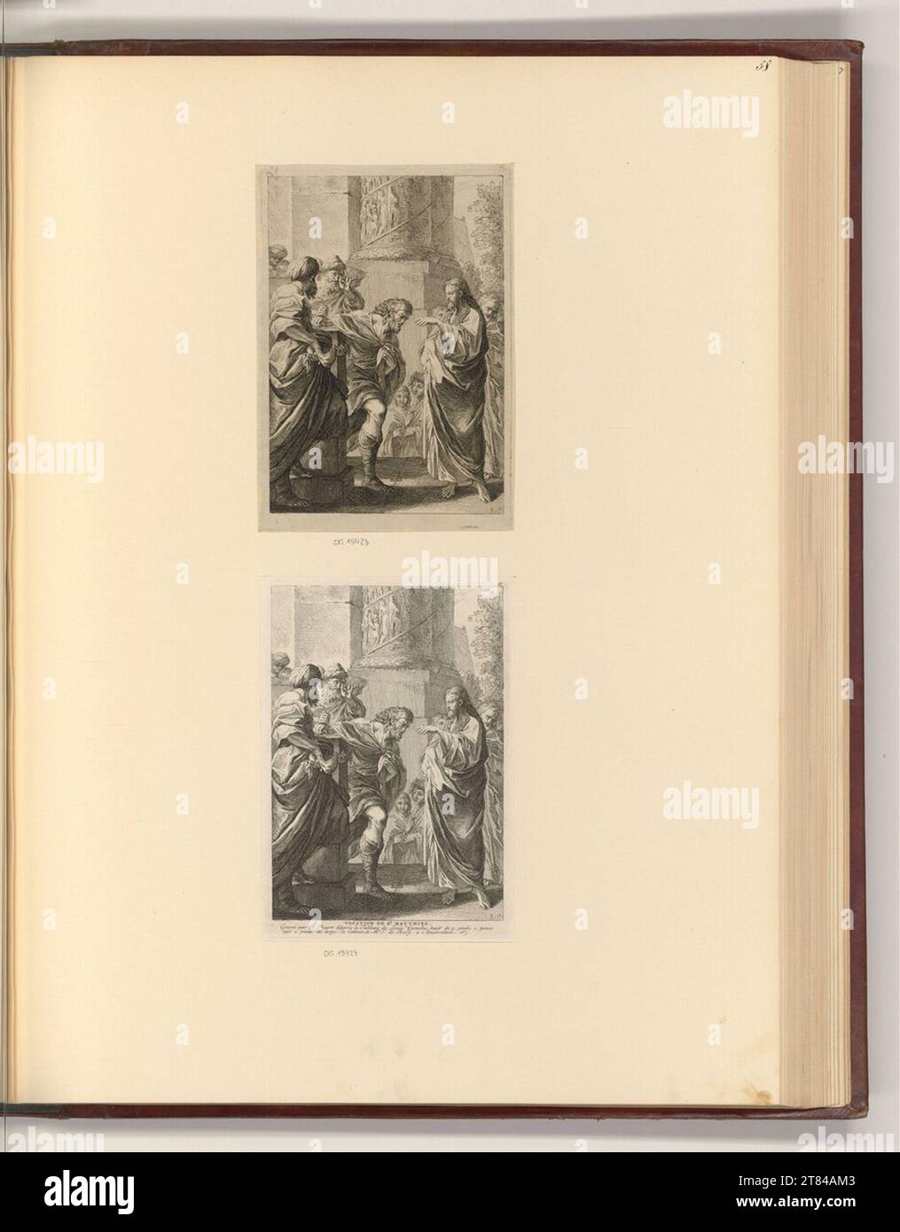 Bernard Picart (Engraver) The appointment of St. Matthew. etching 1734 ...
