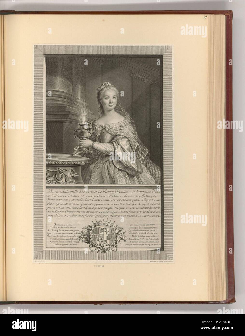 Jean Daullé (Engraver) Portrick Marie Antone Antopenette Rosset the ...