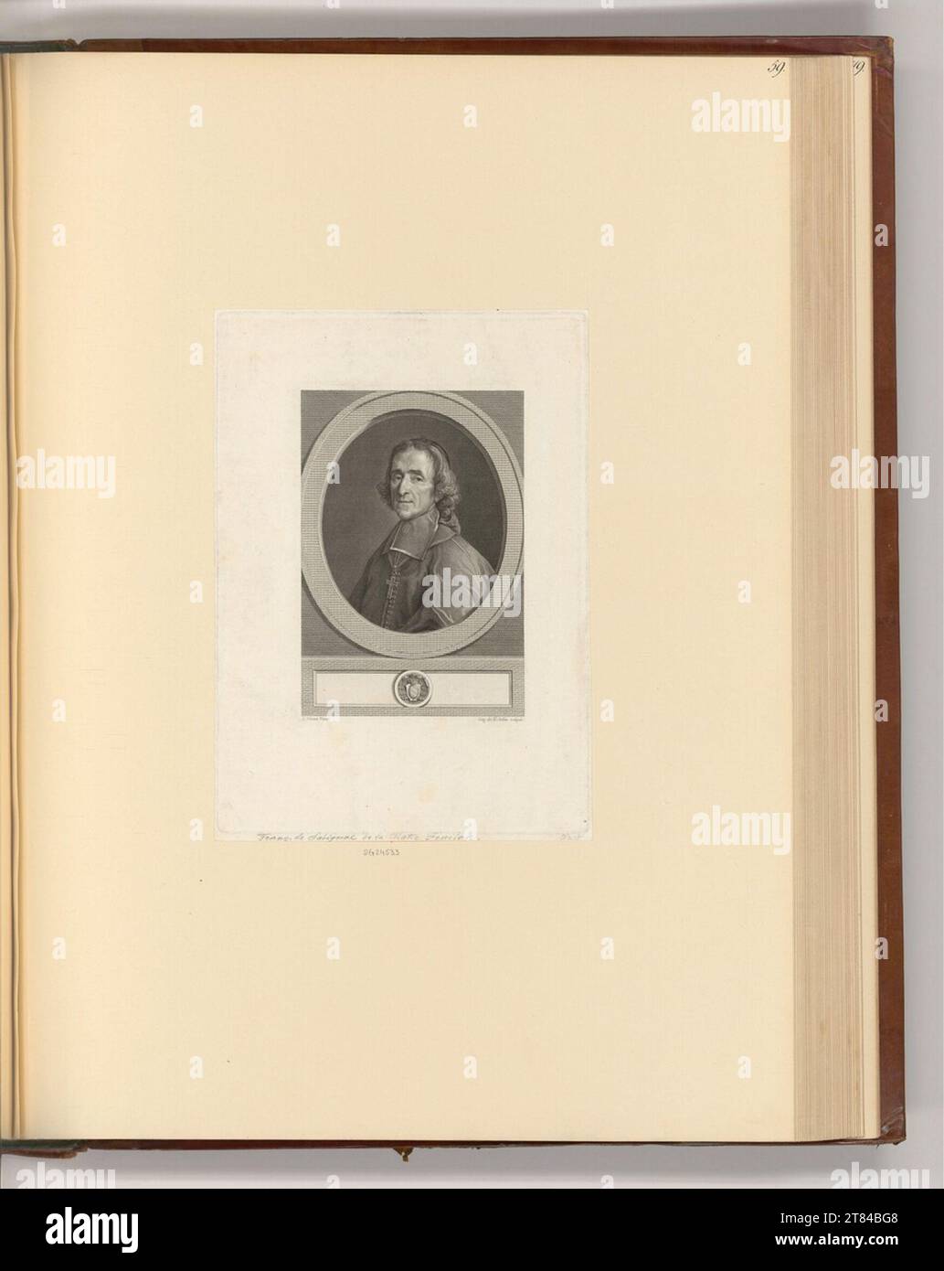 Francois de salignac de la mothe fenelon archbishop duke hi-res stock ...