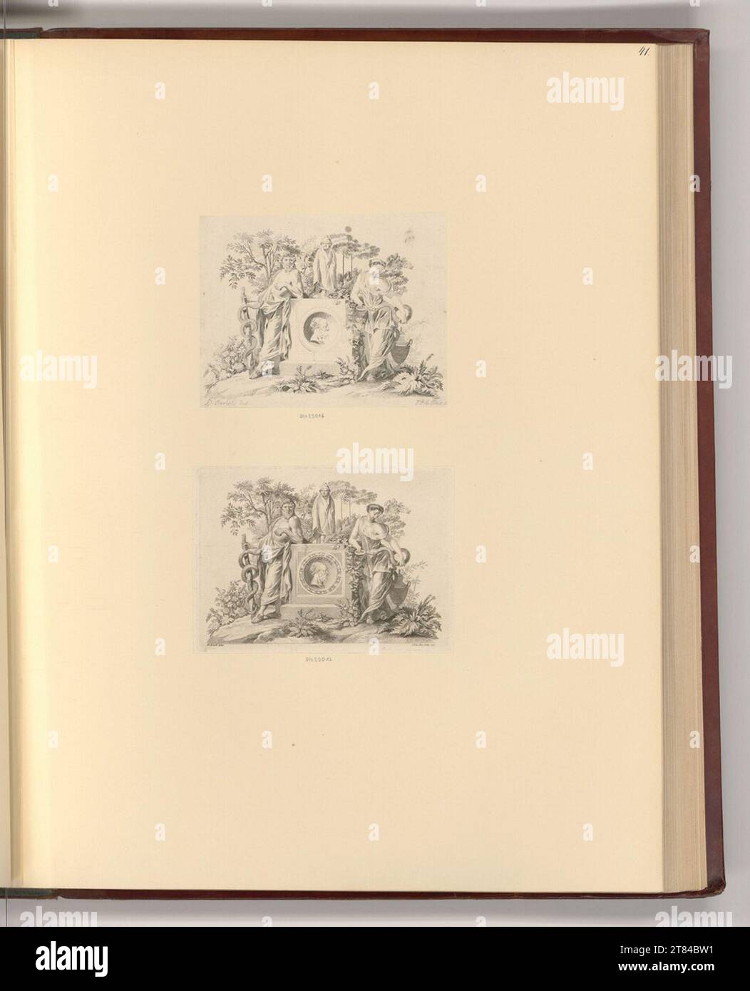 Jacques-Philippe Le Bas (Engraver) Vignettes. etching 1741 , 1741 Stock ...