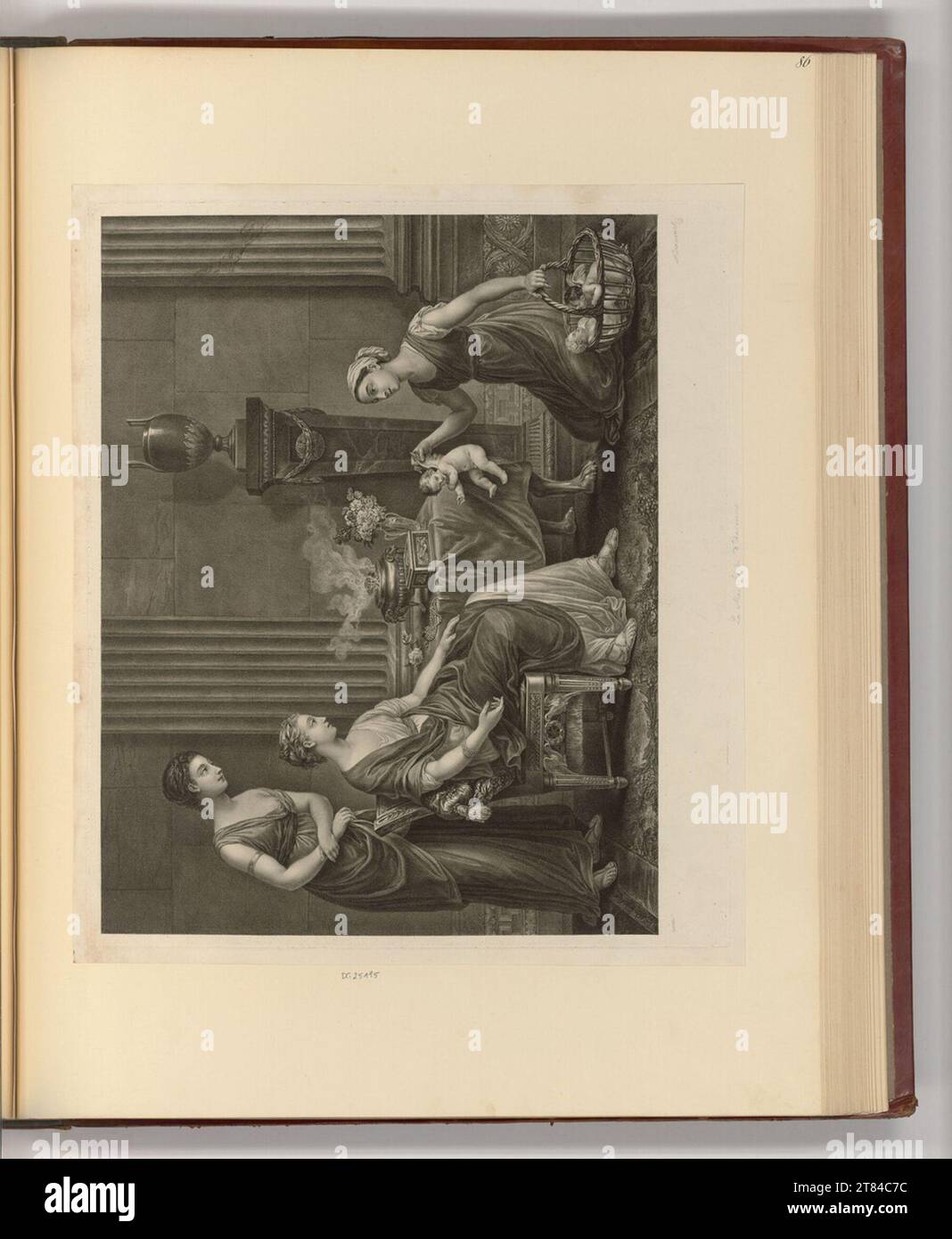 Jacques Firmin Beauvarlet (Engraver) The love merchant. Copper ...