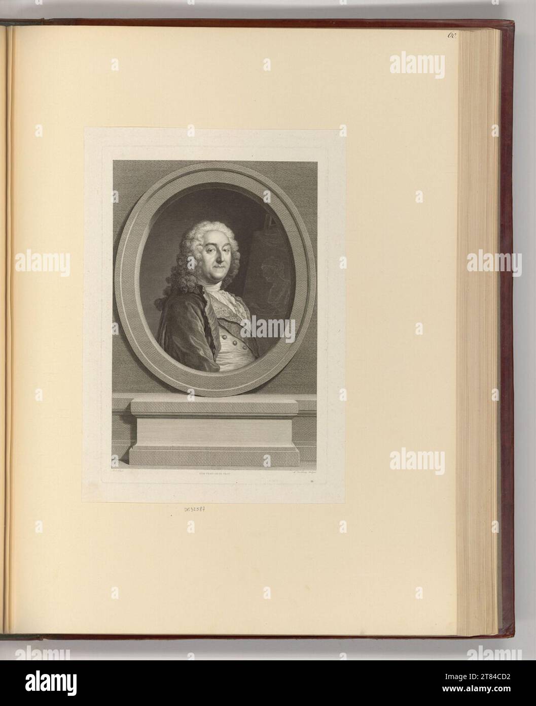 Nicolas Delaunay (Engraver) Portrais Jean-Franis the Troy. Copper engraving, etching 1789 , 1789 ...