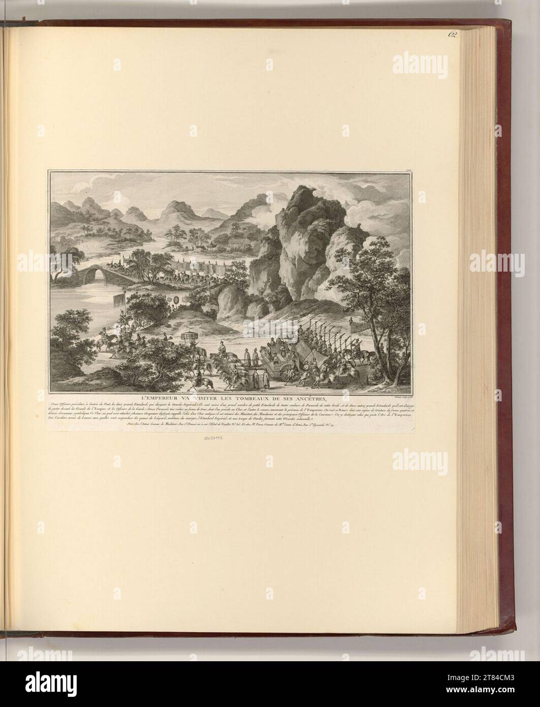 Isidore Stanislas Henri Helman (Engraver) The emperor will visit the tombs of his ancestors ...