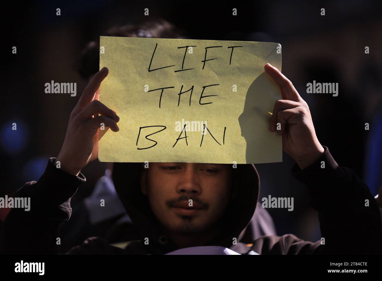 Demonstration against TikTok ban in Nepal A Nepali content creator ...