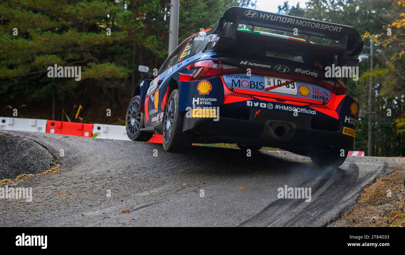 Aichi, Japan. 18th Nov, 2023. The Driver Esapekka Lappi (Fin) and Janne ...