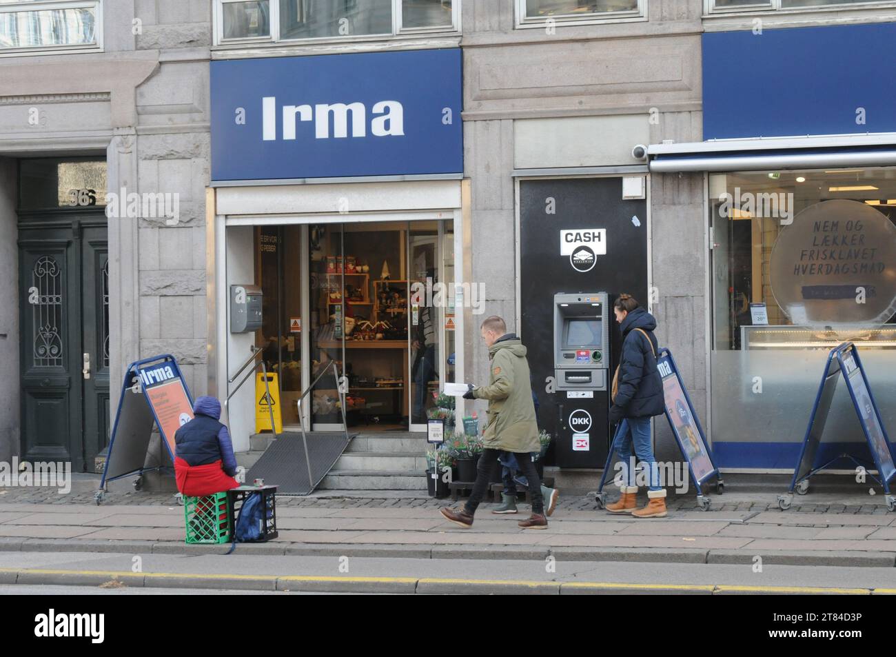 Copenhagen, Denmark /18 November 2023/Danish brand Irma grocery store ...
