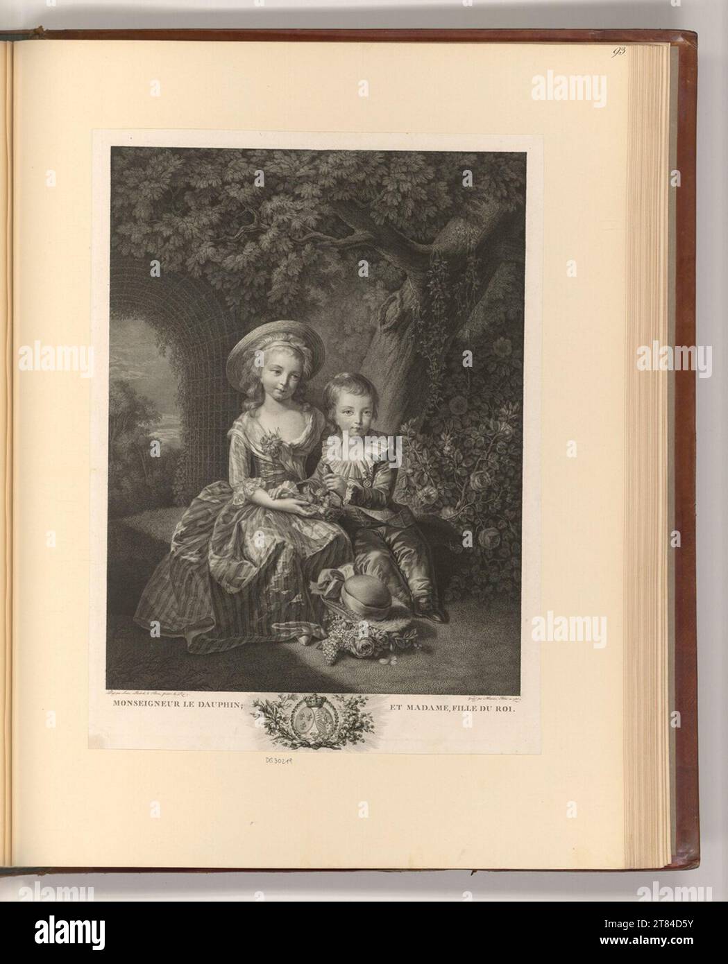 Maurice Blot (Engraver) Portrait Louis Joseph, Dauphin of France with ...