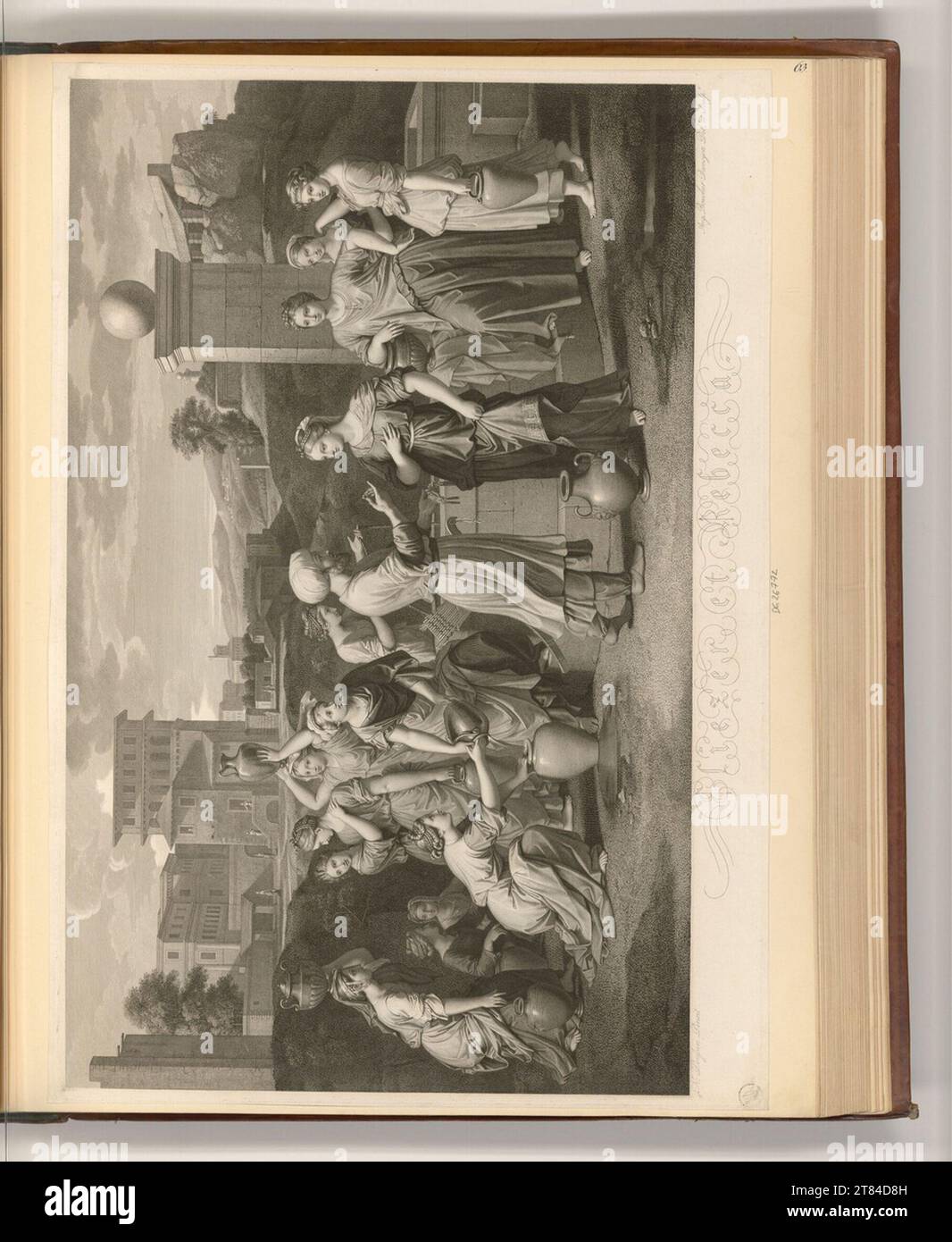 Auguste Gaspard Louis Boucher Desnoyers (Engraver) Rebekka and Elieser ...