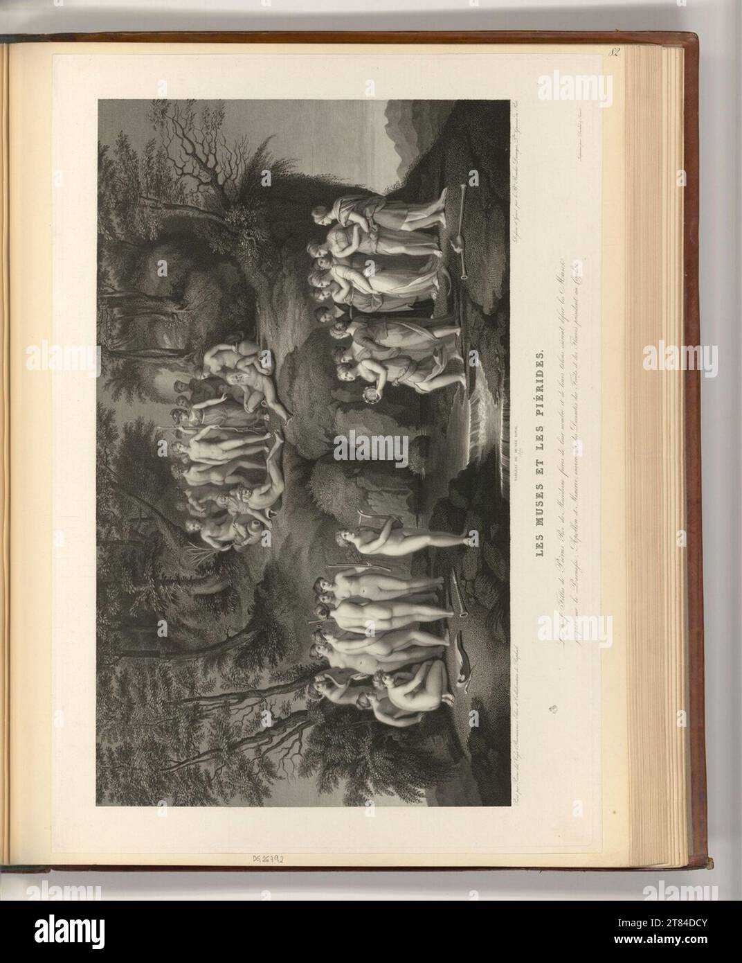 Auguste Gaspard Louis Boucher Desnoyers (Engraver) Muses and Pierids ...