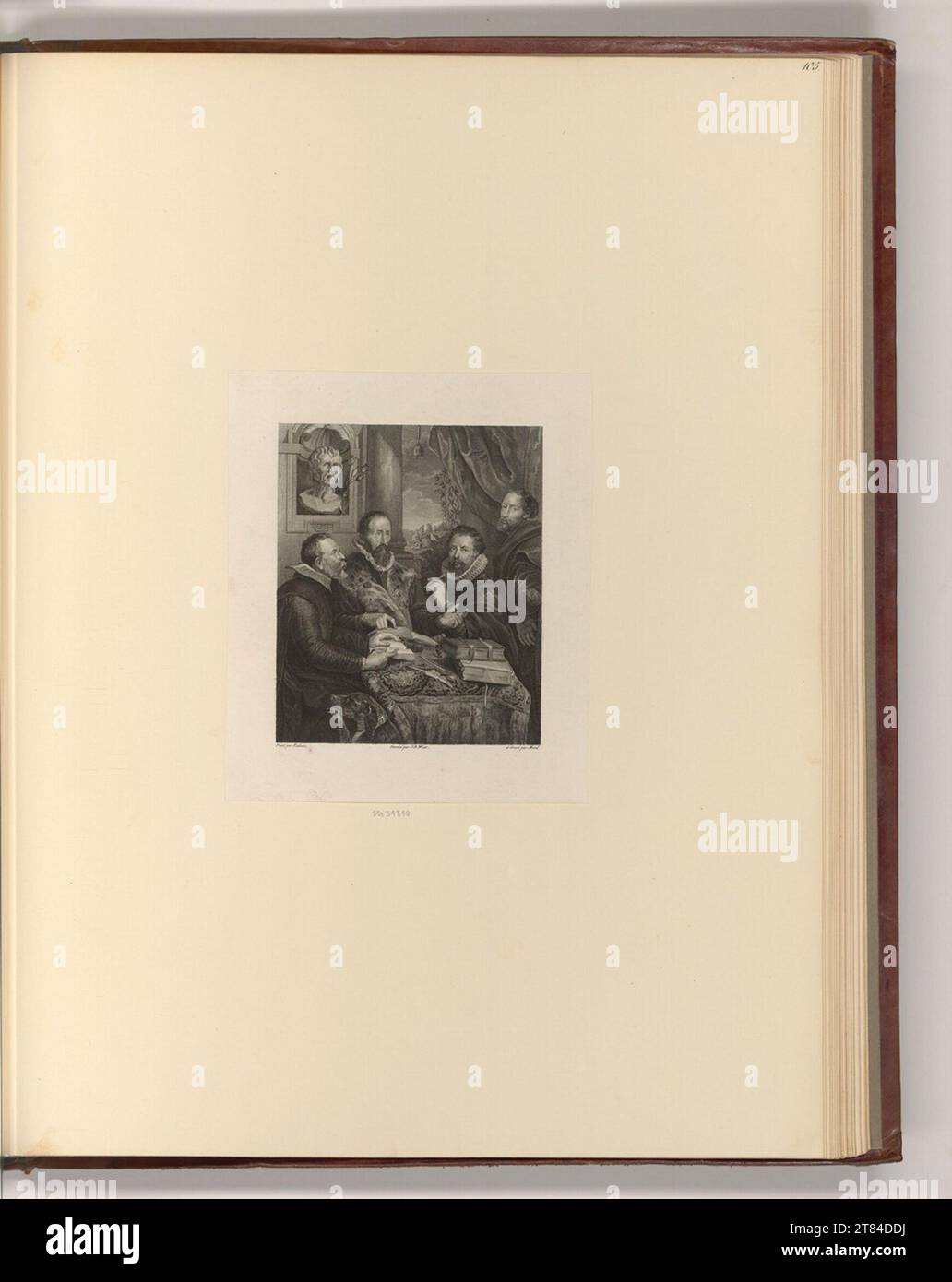 Antoine Alexandre Morel (Engraver) The four philosophers. Copper ...