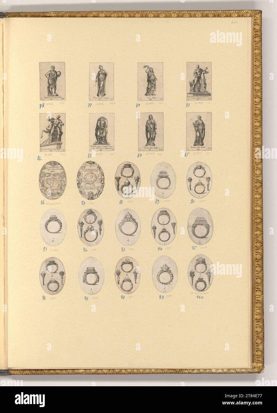 Pierre Woeiriot (Engraver) Small ancient Roman sculptures; Design of ...