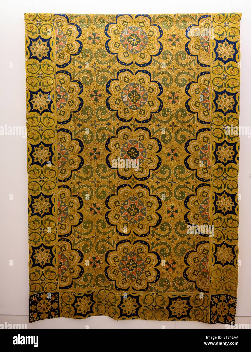 Ancient Tapestry exhibited at the Tapestry Museum, Arraiolos, Portugal ...