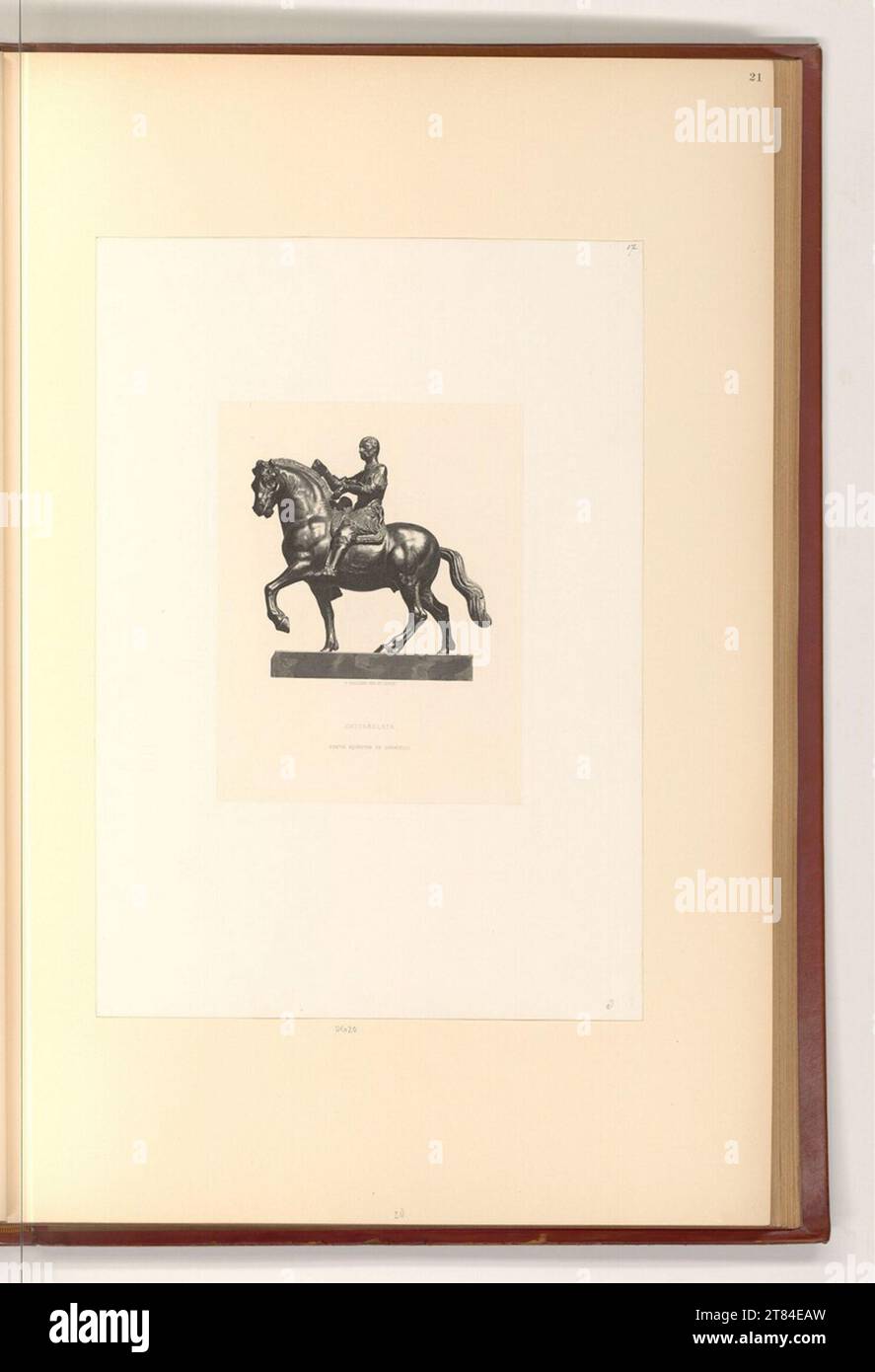 Claude Ferdinand Gaillard (Engraver) Gattamelatta. Copper engraving ...