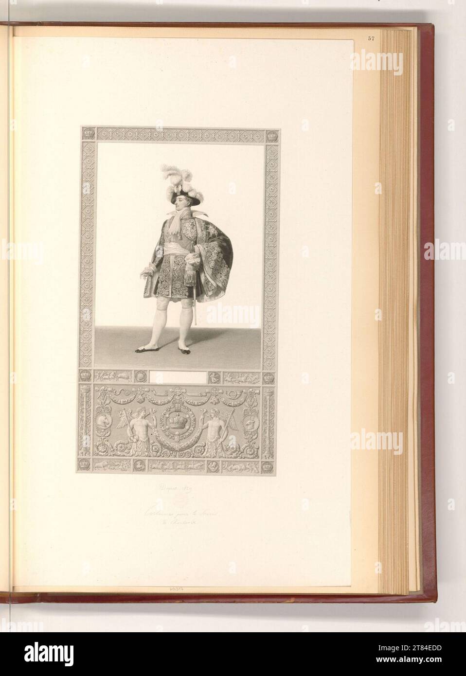 Louis Pierre Henriquel-Dupont (Engraver) Costume for the coronation of ...