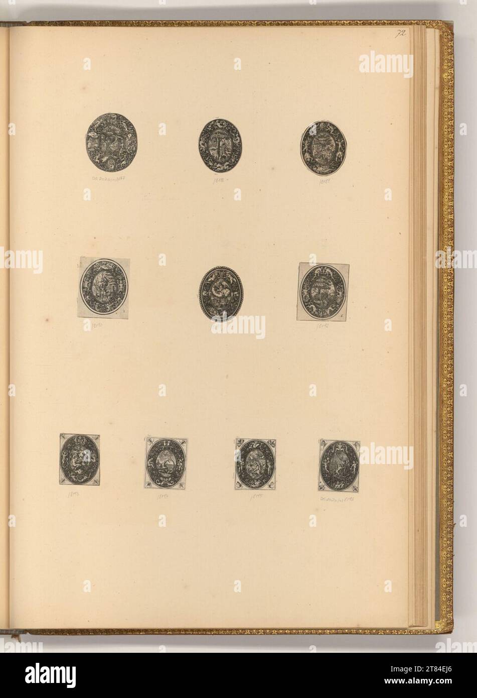 Antoine Jacquard (Engraver) Scenes from ancient mythology (oval ...