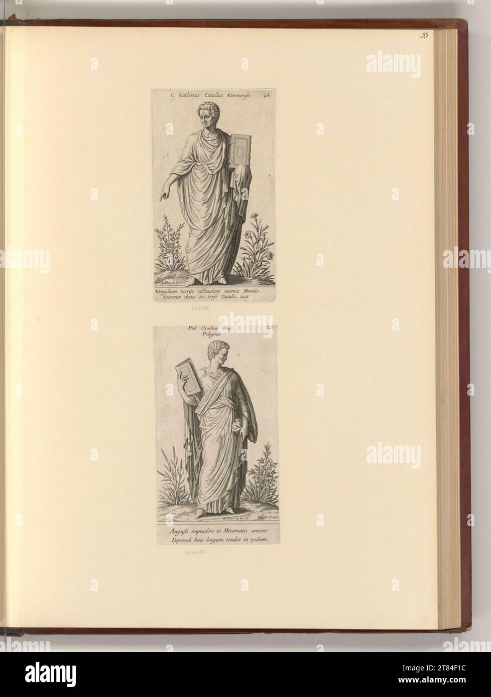 Theodor de Bry (Engraver) Catull; Ovid. Copper engraving print 1613 ...