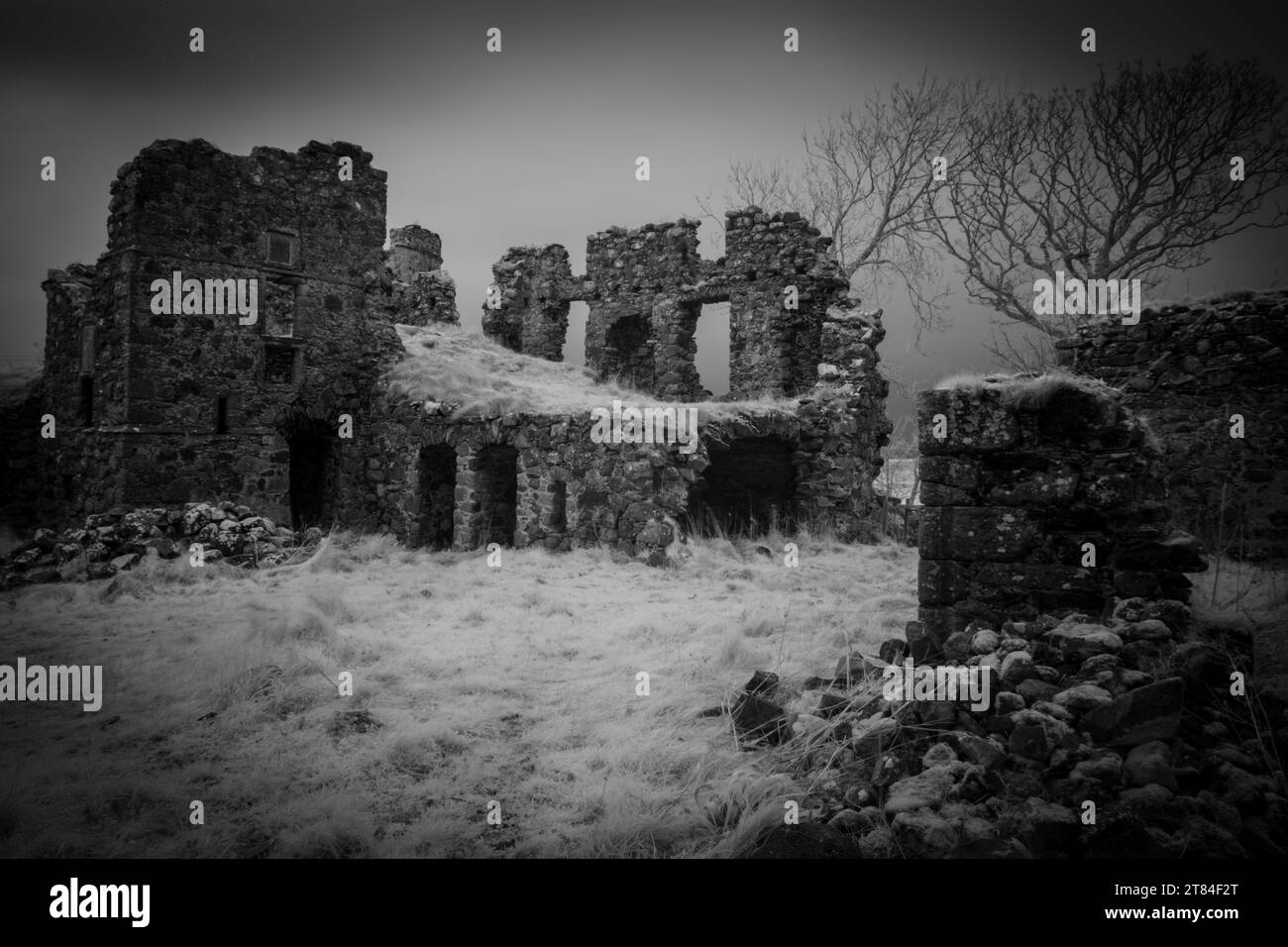 pitsligo castle near rosehearty aberdeenshire scotland Stock Photo - Alamy