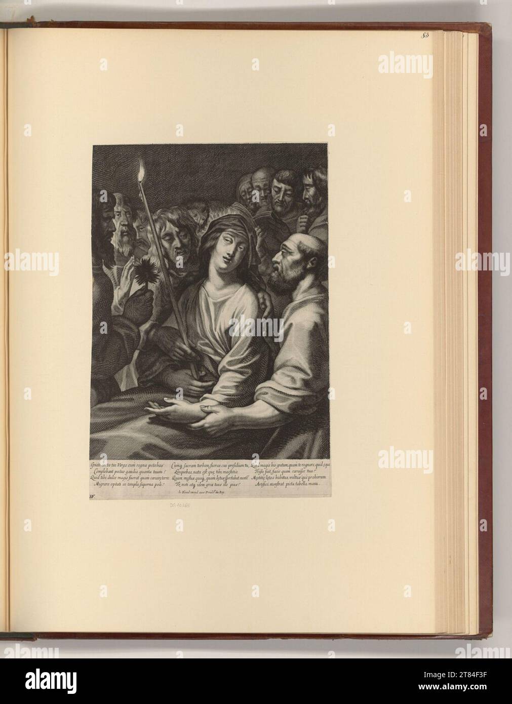 Jérôme David (Engraver) Marientod. Copper engraving print 17. Century ...