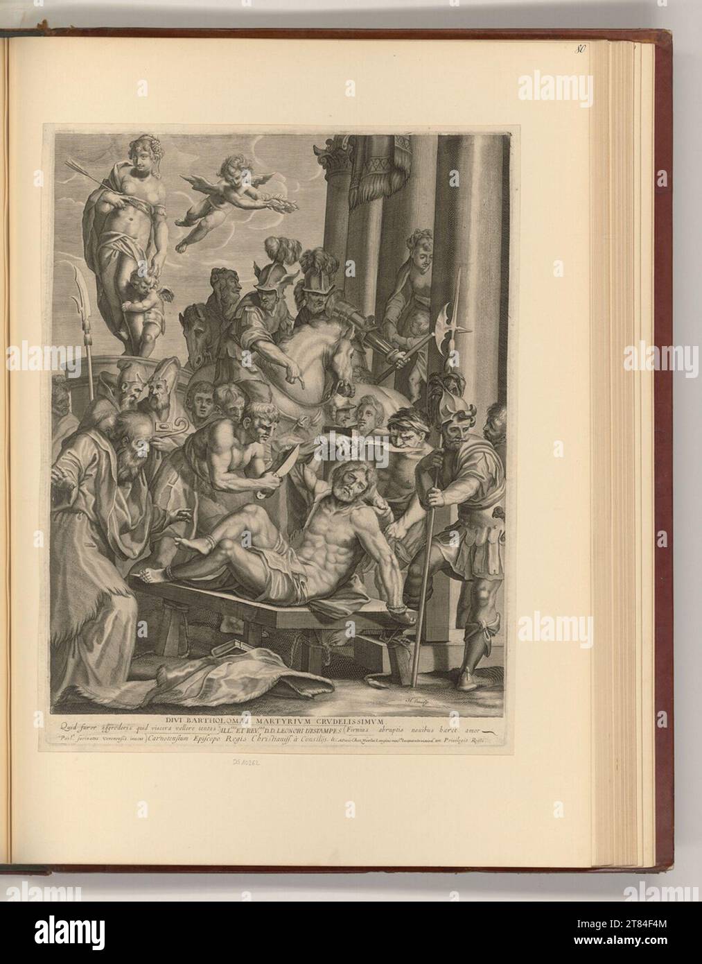 Jérôme David (Engraver) Martyrdom of Bartholomew. Copper engraving ...