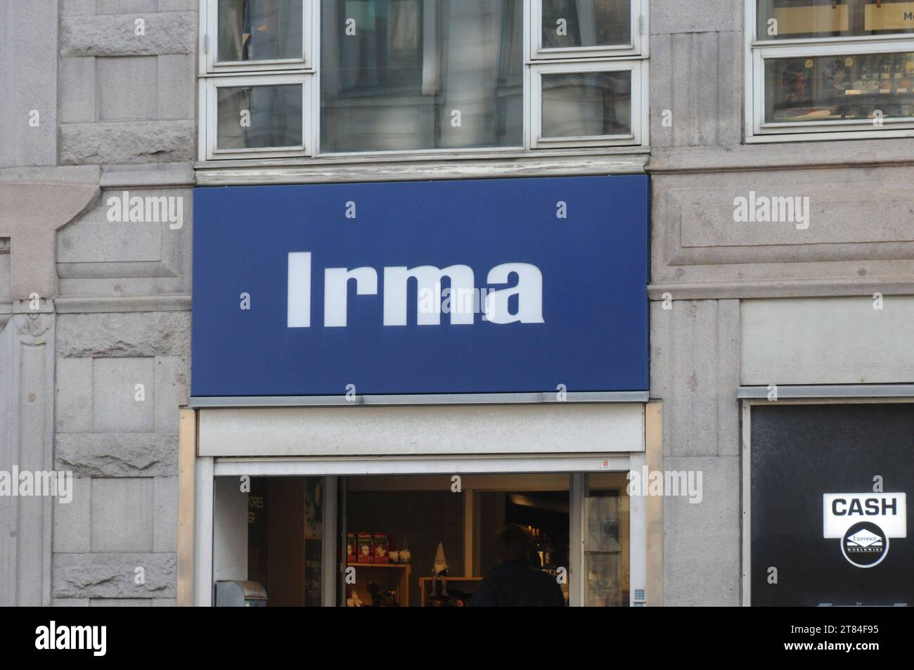 Copenhagen, Denmark /18 November 2023/Danish brand Irma grocery store ...