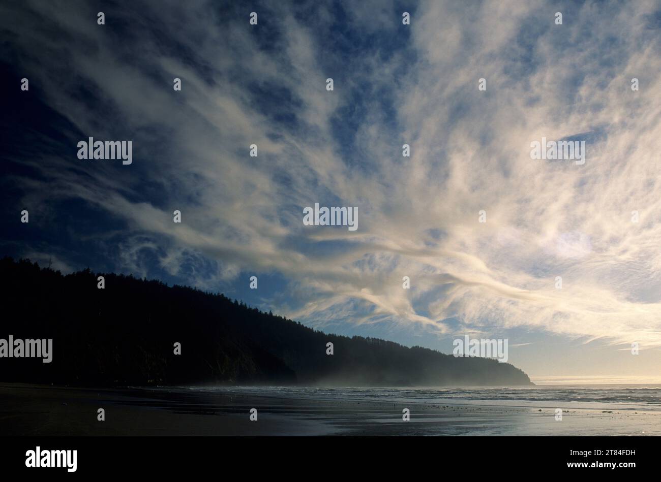 Cape Lookout from Netarts Spit, Cape Lookout State Park, Oregon Stock ...