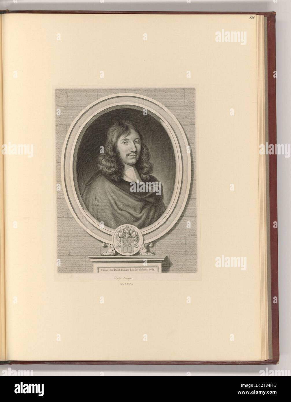 Jean Lenfant (Engraver) Portrait Darly banker. Copper engraving ...