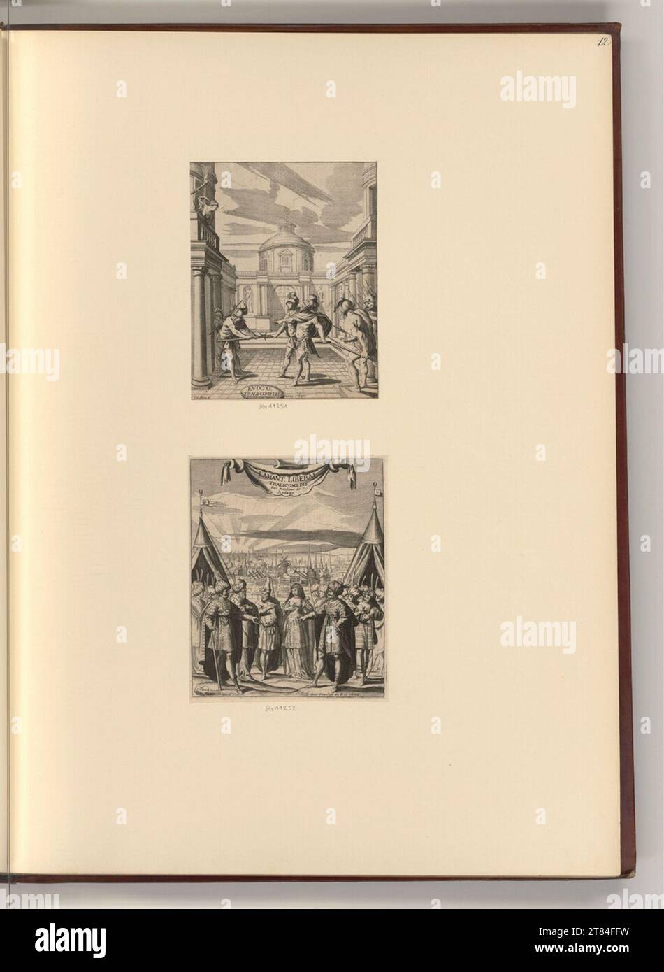 Pierre Daret (Engraver) Eudoxe, tragi-comedi (buchillustration); The ...