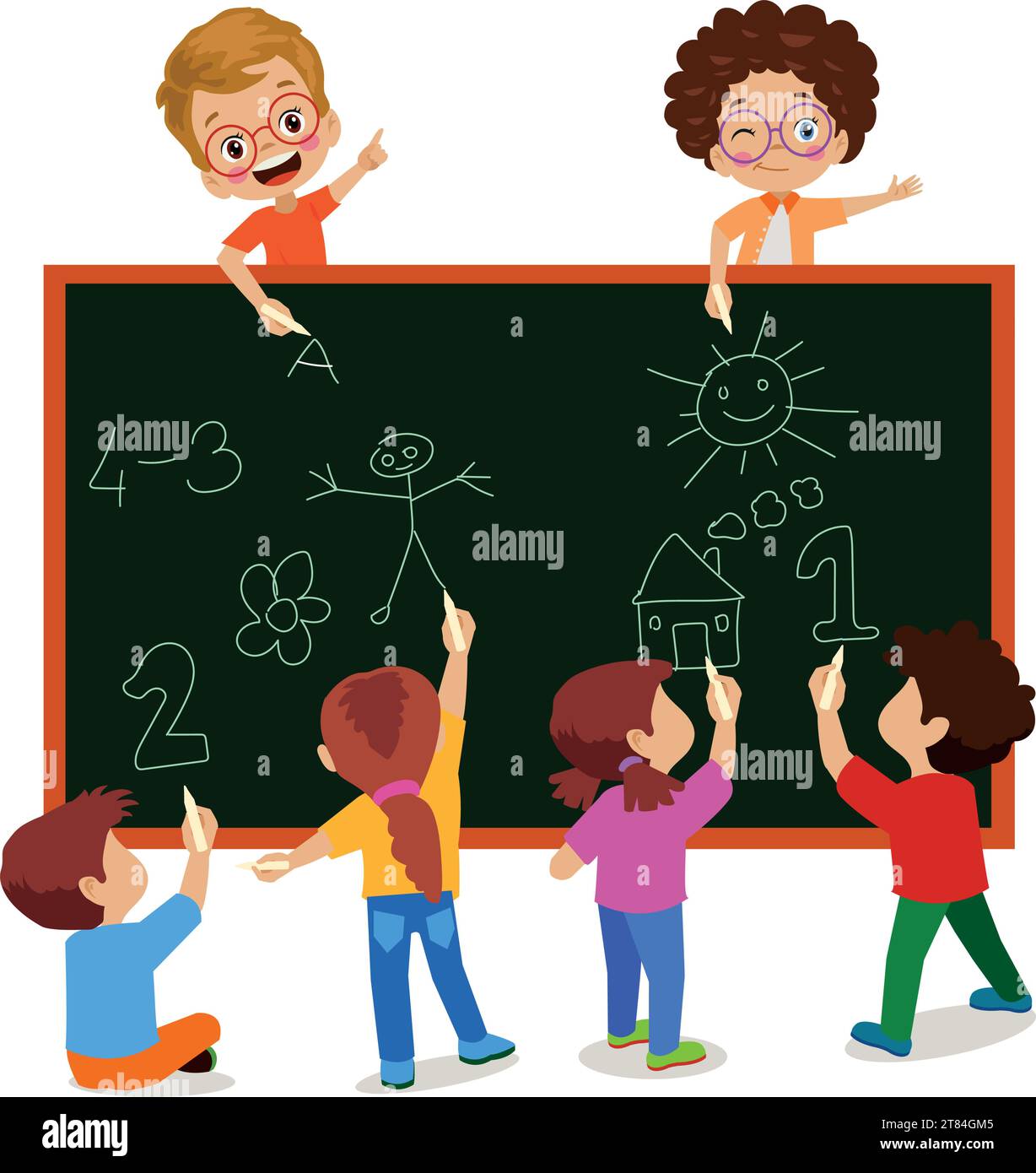 Scribbling vector vectors Cut Out Stock Images & Pictures - Alamy