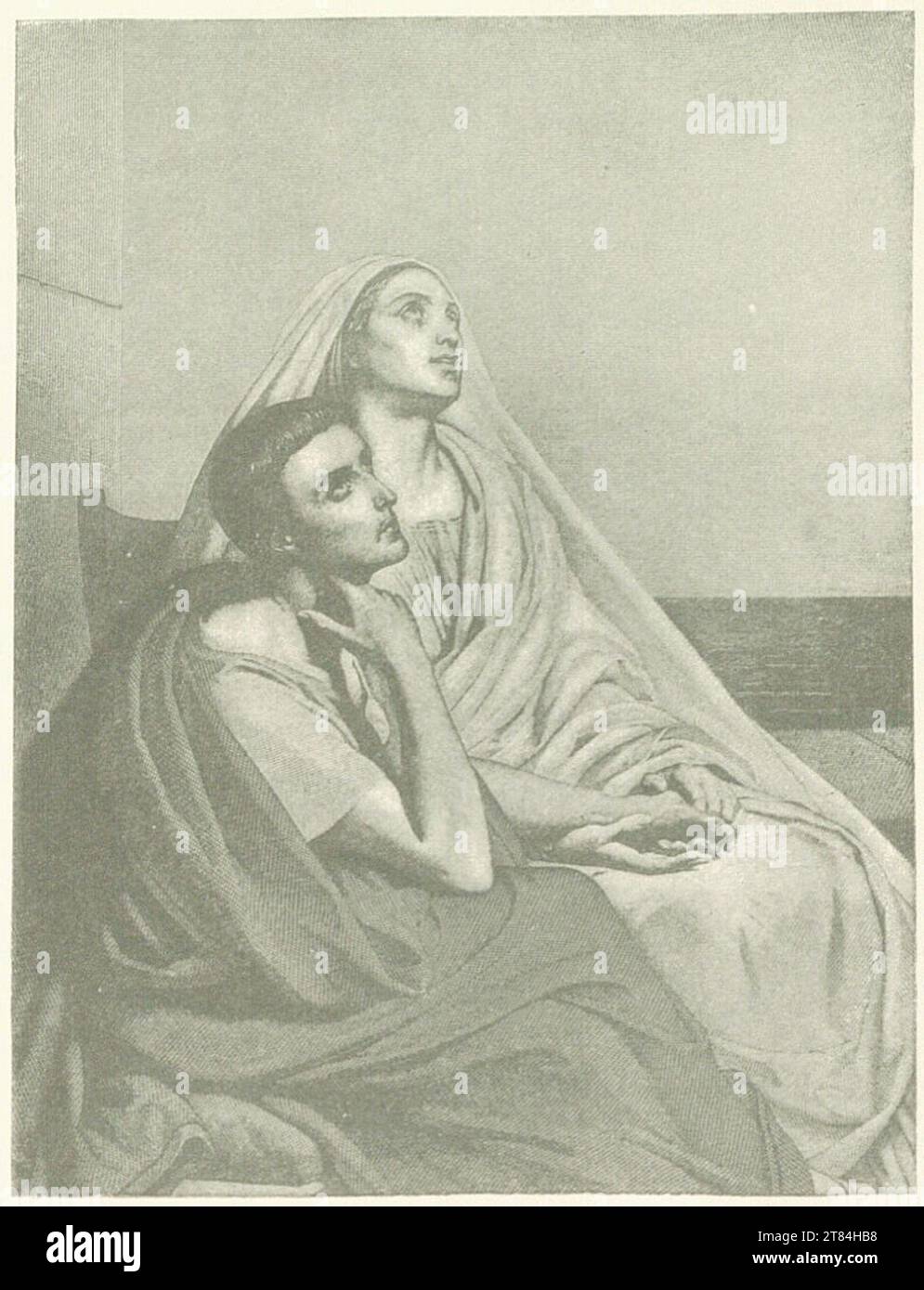 Paul Pretsch St. Augustin and his mother. Fotogal vanography (high ...