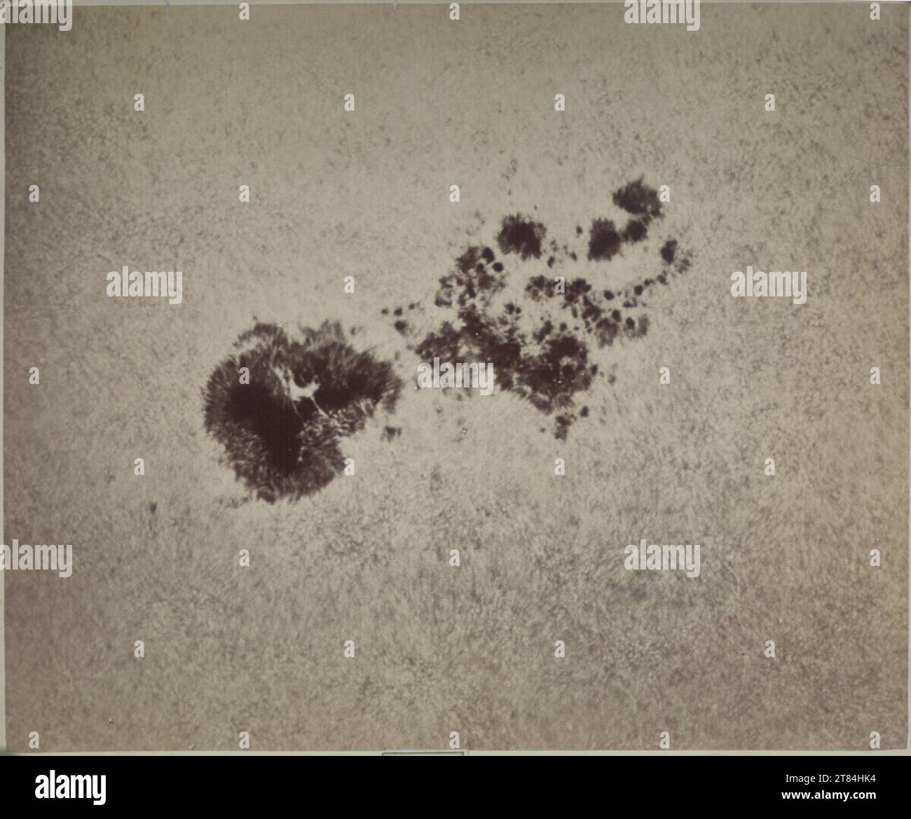 Pierre-Jules-César Janssen Surface of the sun, recorded by the ...